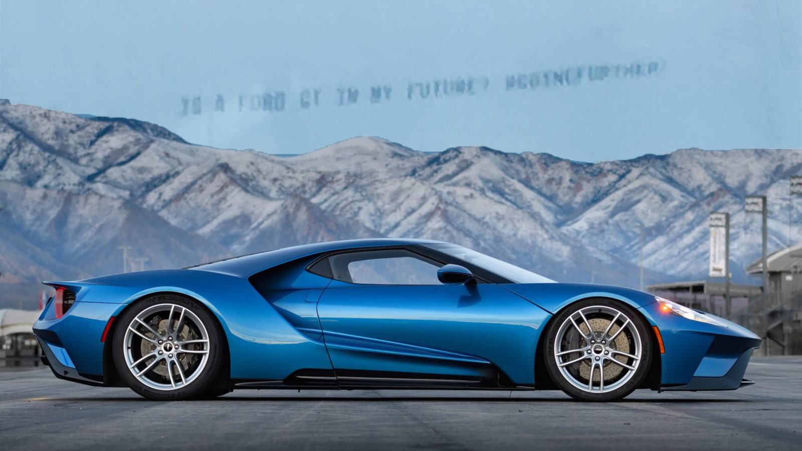Hero Flies Aerial Banner Over Ford Headquarters Asking For a Ford GT