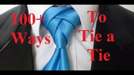 Teach Yourself How to Tie a Tie With This Rhyme