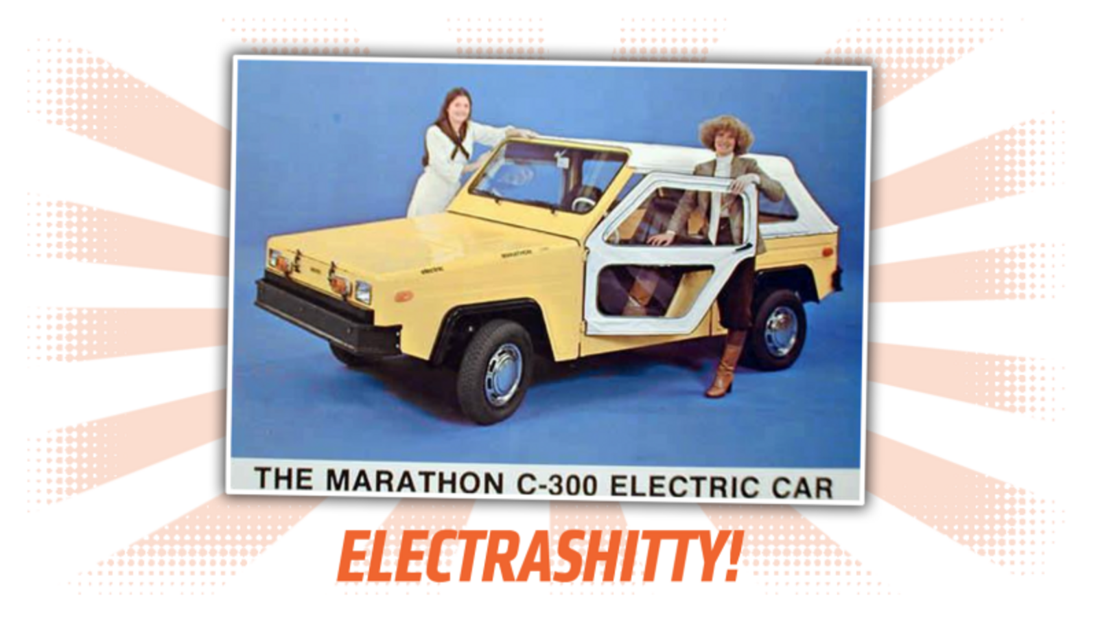 Let's Take A Moment To Remember How Shitty Electric Cars Once Were