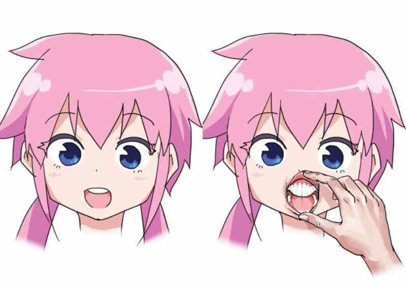 Anime Characters Have Freaky Teeth Construction