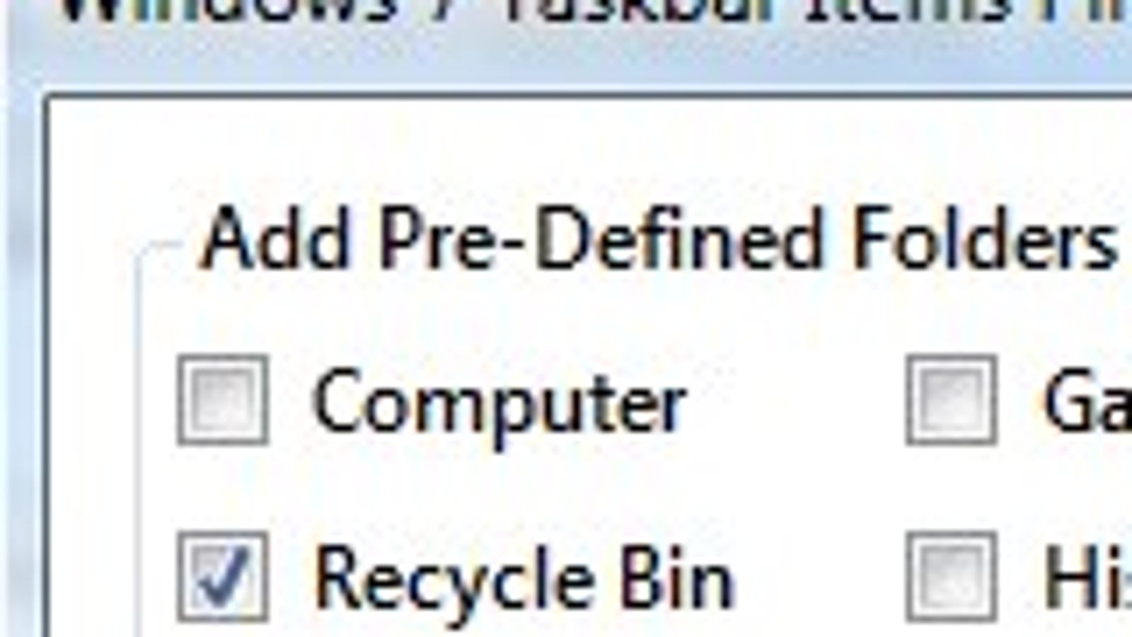 Taskbar Items Pinner Pins Anything to the Windows 7 Taskbar Taskbar Items Pinner Pins Anything to the Windows 7 Taskbar