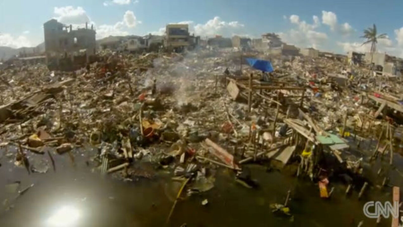Drone Video Shows Shocking Extent of Typhoon Damage in Philippines