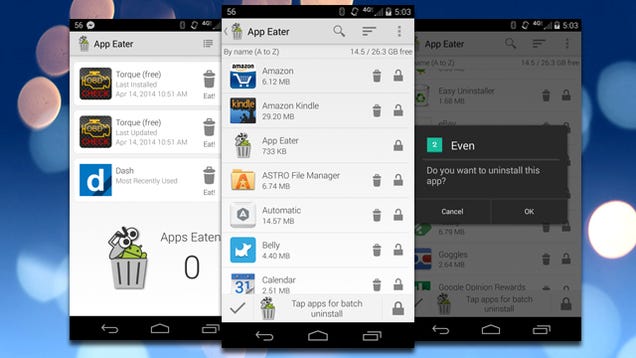 App Eater Easily Batch Uninstalls Apps App Eater Easily Batch Uninstalls Apps