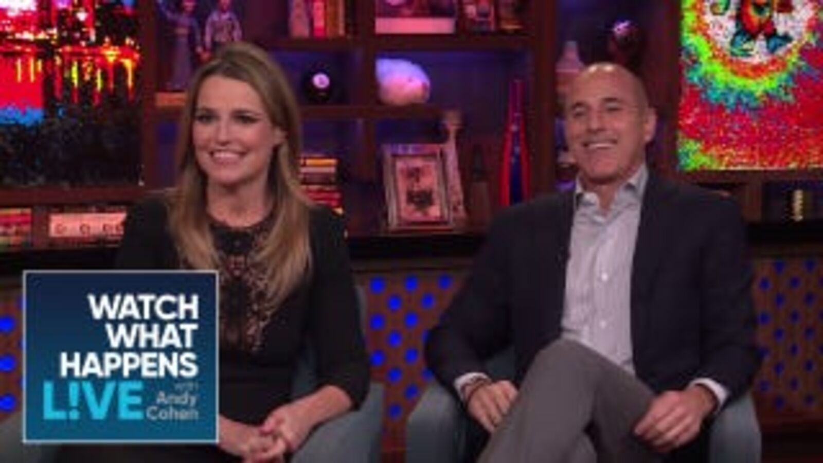 Savannah Guthrie and Matt Lauer Were Just Delightful on WWHL Last Night