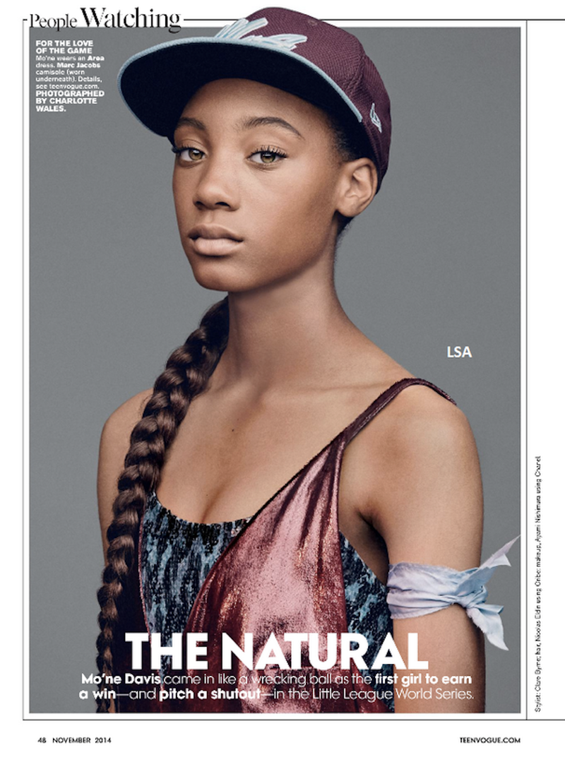 Mo Ne Davis Looks Gorgeous In Teen Vogue