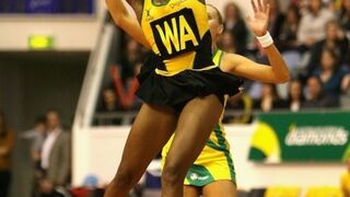 Netball Player's Impressive Stretch Makes The Catch