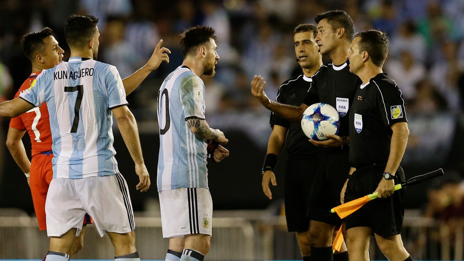 FIFA Suspends Lionel Messi Four Matches For Yelling At Referee FIFA Suspends Lionel Messi Four Matches For Yelling At Referee