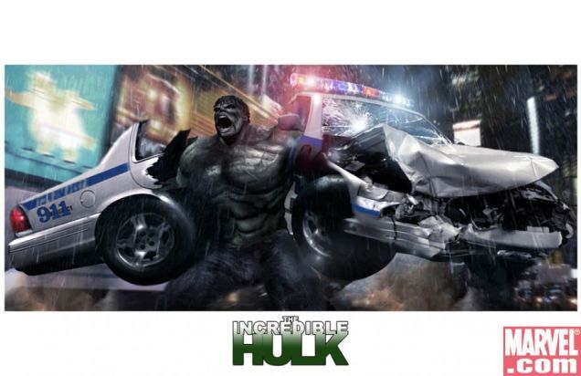 Incredible Hulk Concept Art by Aaron Sims