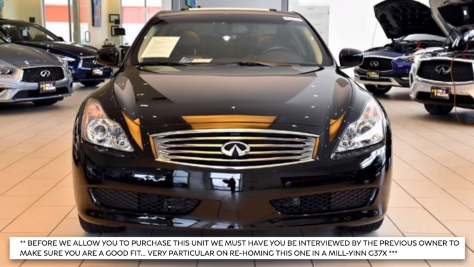 Only the Chosen Can Buy This Precious 2009 Infiniti G37x Coupe