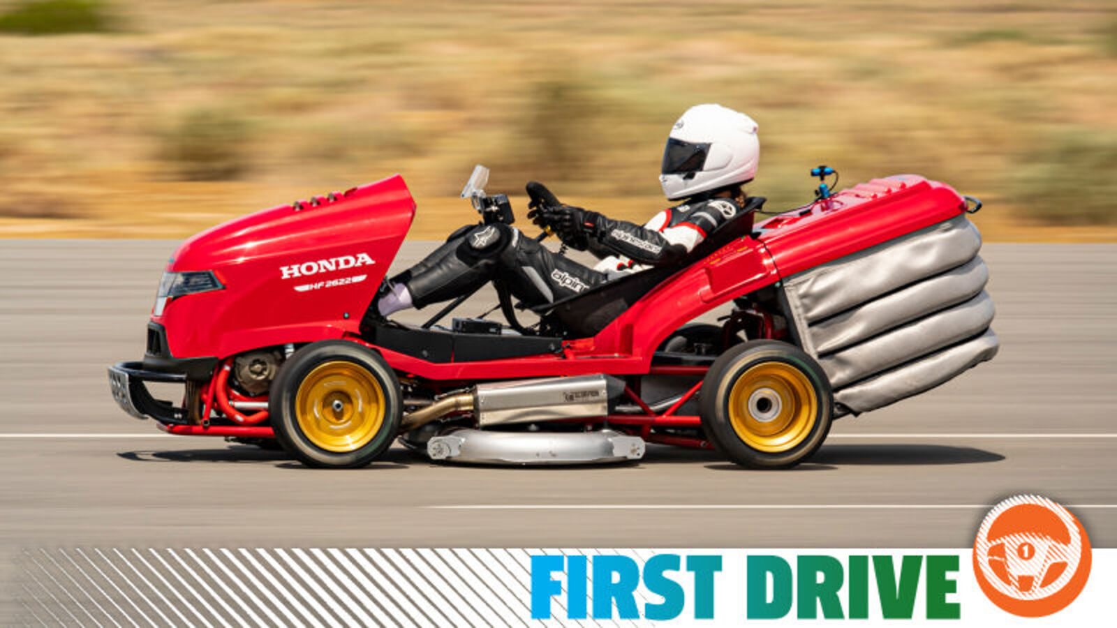 The World's Fastest Lawnmower Is Exactly as Bonkers to Drive as It Looks