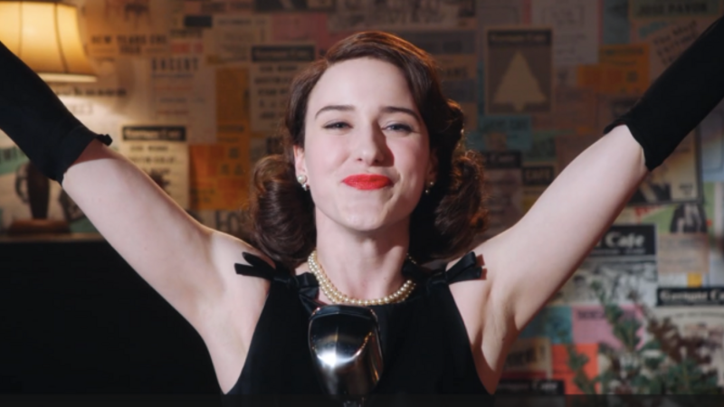 In the season finale of The Marvelous Mrs Maisel, Midge (sort of) gets ...