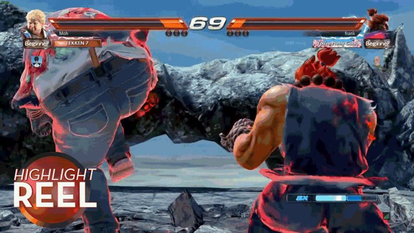 Akuma Takes Cheap Shot, Gets What He Deserves