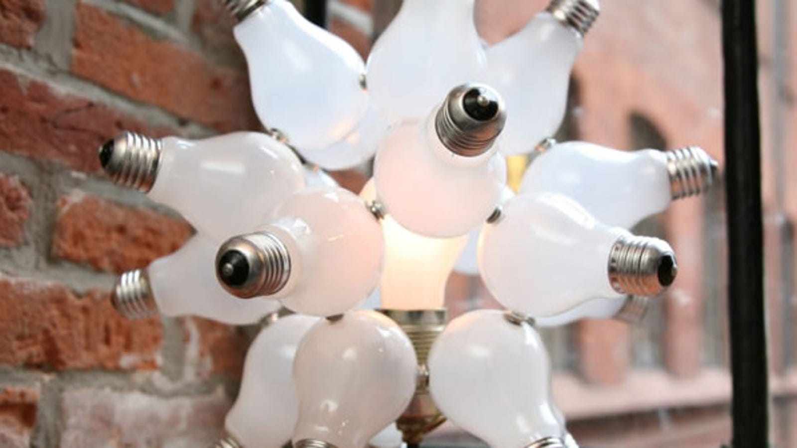 Crazy Sexy Cool Lamps 100 Made From Bulbs