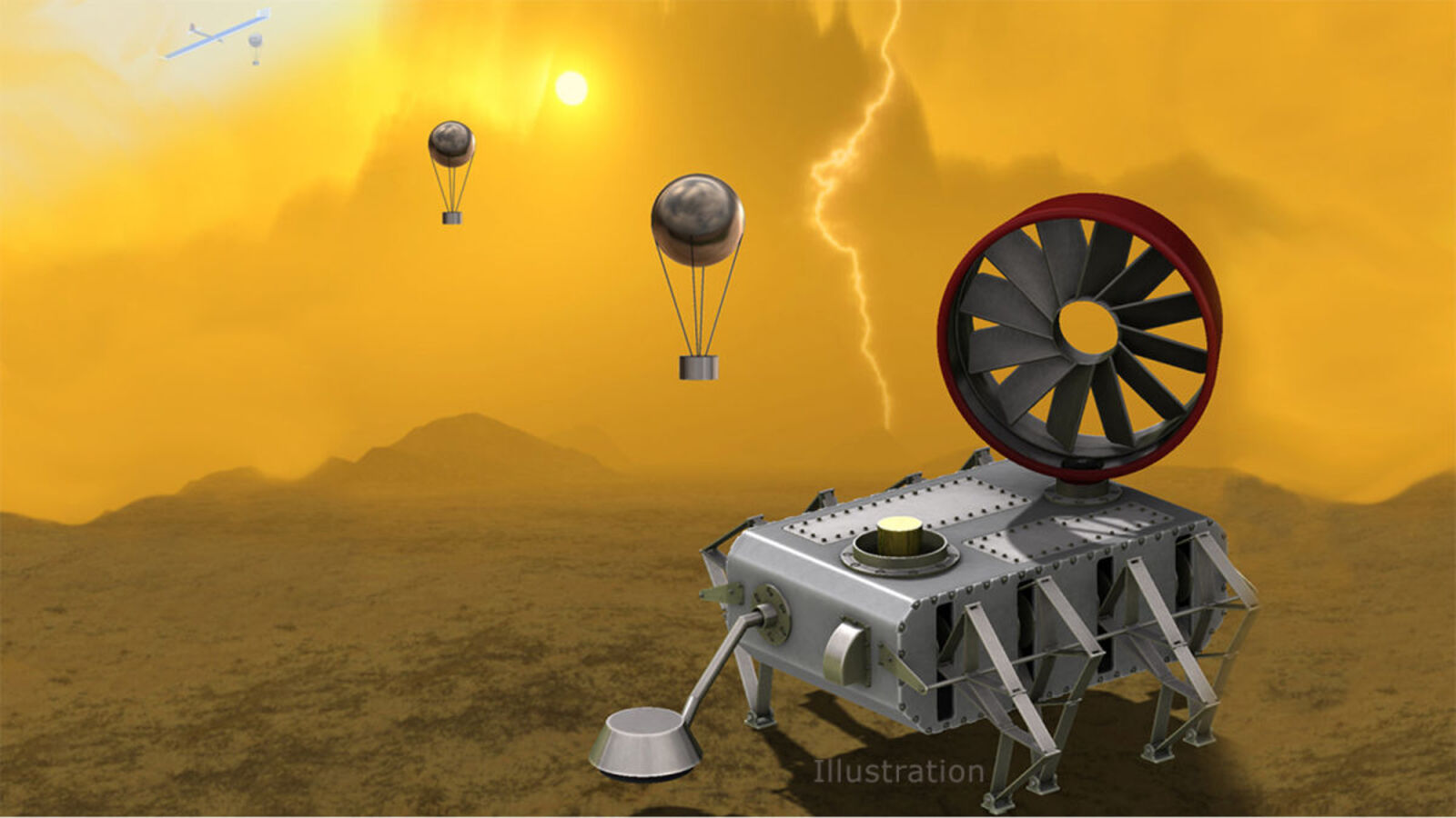 NASA's Latest Venus Probe Concept Looks Like a Tim Burton Creation