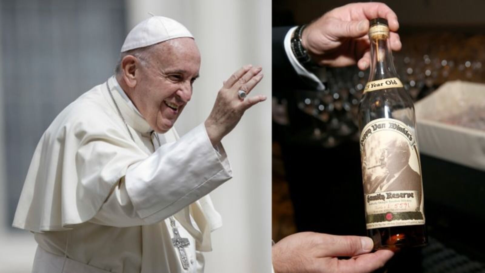 Kentucky priest secures entrance to heaven by gifting Pope rare Pappy ...