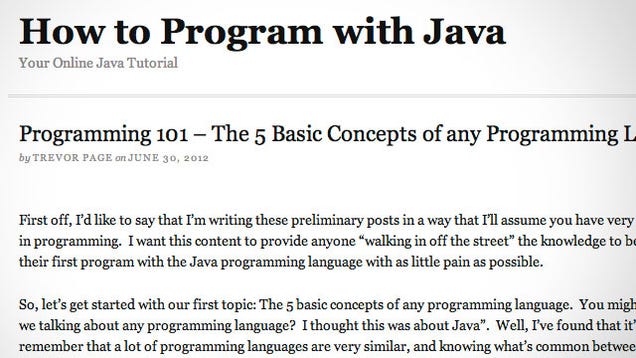 How To Program With Java Teaches You The Basic Concepts Of Programming And Java Of Course