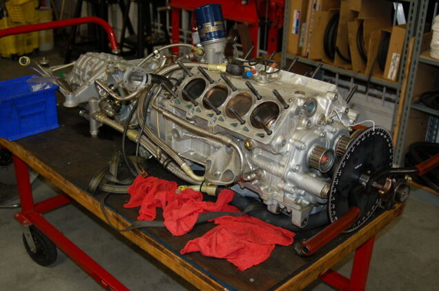 Tearing Down The Engine Of A Ferrari F40