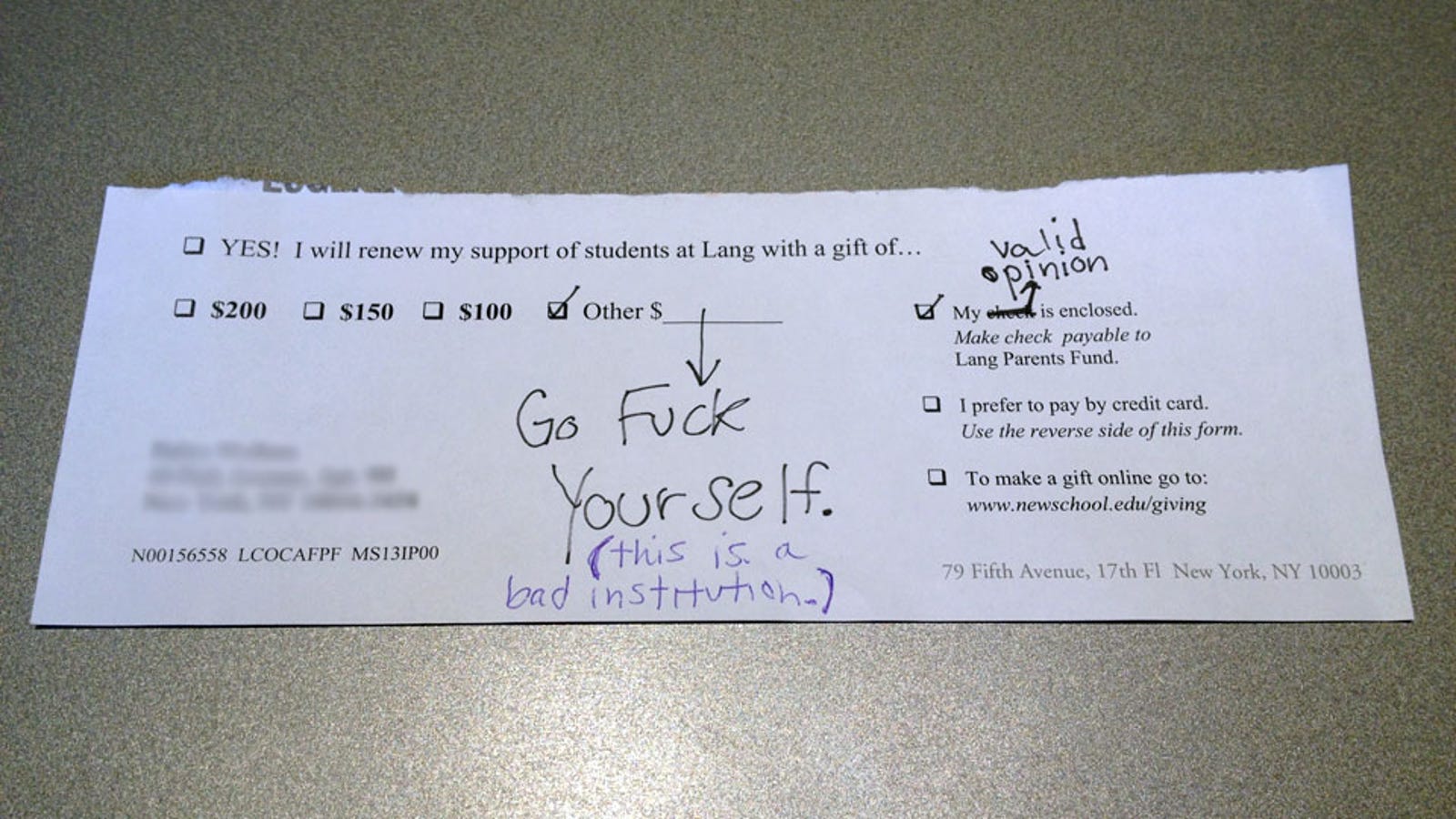 Help Us Decipher This Hate Mail We Received [Updated]