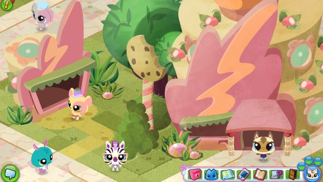 Littlest pet shop virtual world store