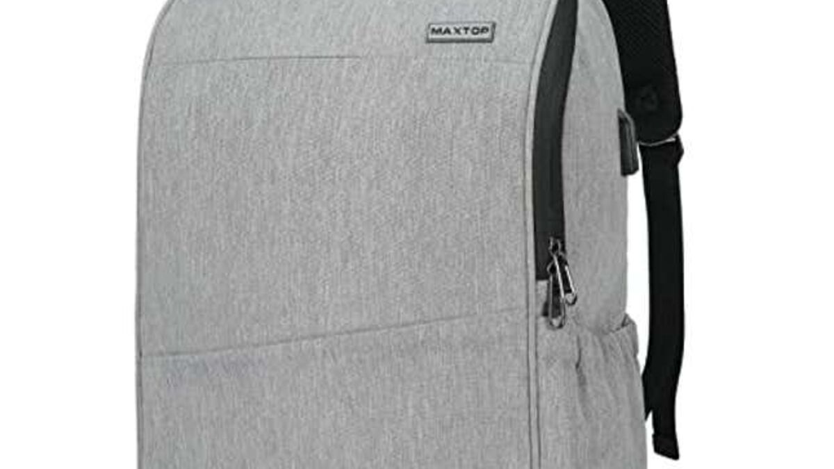 MAXTOP Laptop Backpack Bookbag Backpack with USB Charging Port Anti ...