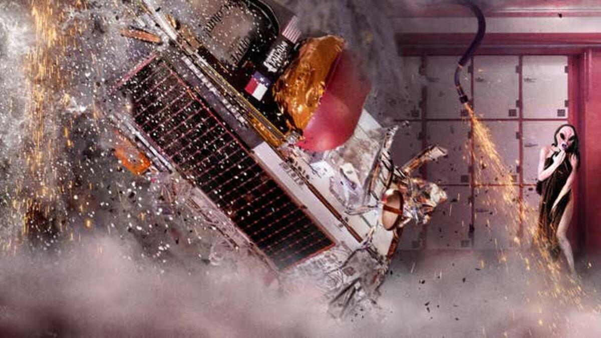 NASA Releases Video Of Odysseus Moon Lander Crashing Through Ceiling Of ...