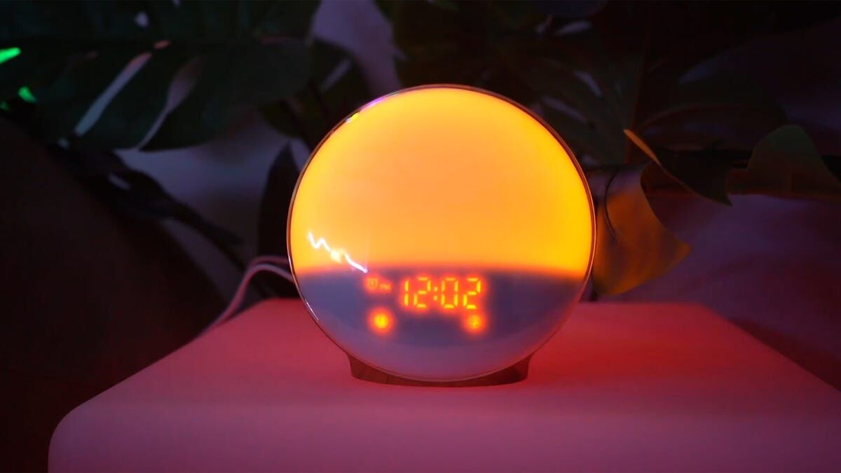 Wake Up to a Fake Sun in Your Bedroom With a Sunrise Alarm Clock for $41