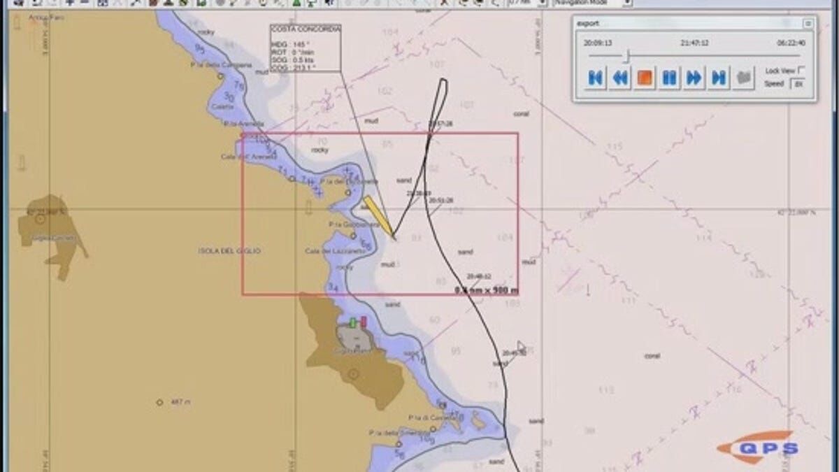 Navigation Data Shows Costa Concordia May Have Had a Steering System ...