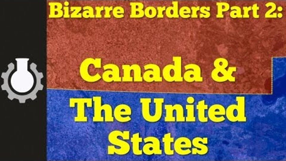This is the totally bonkers story of the US/Canada border