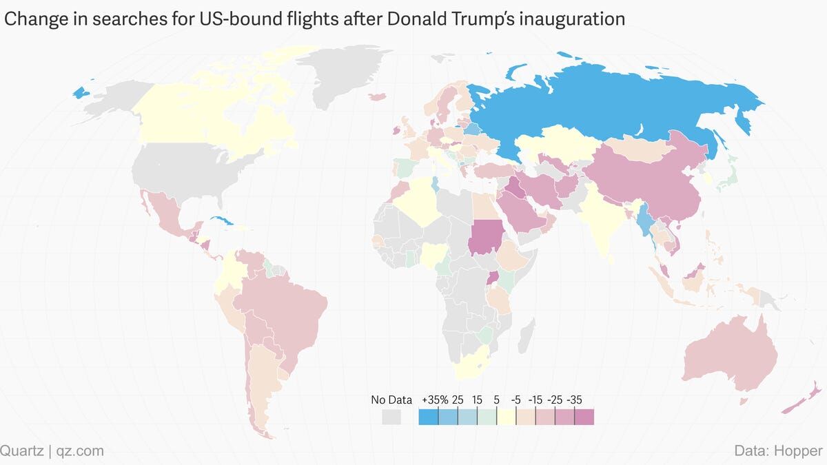 The Trump effect on travel to the United States