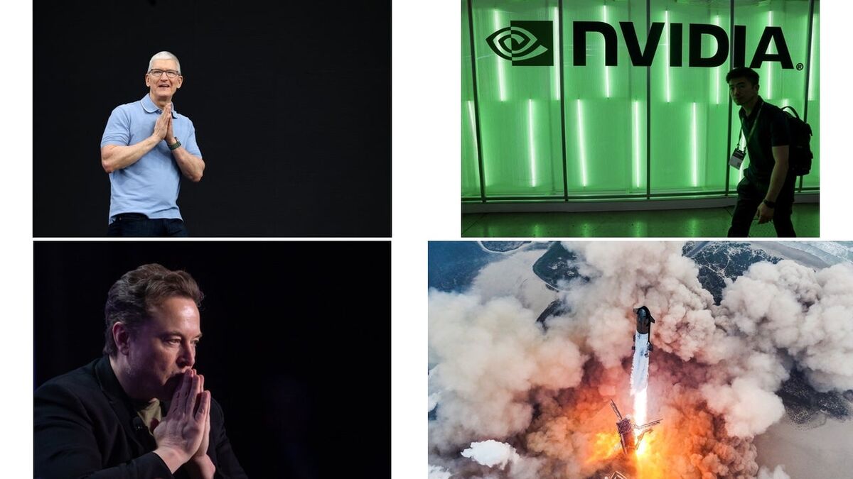Apple AI, Nvidias Aktiensplit, Elon Musk blickt zum Mars: Tech News