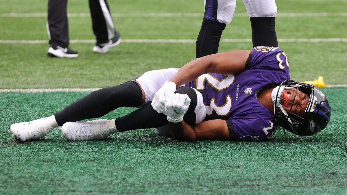 Baltimore Ravens bit by the injury bug again, lose starting CB for year