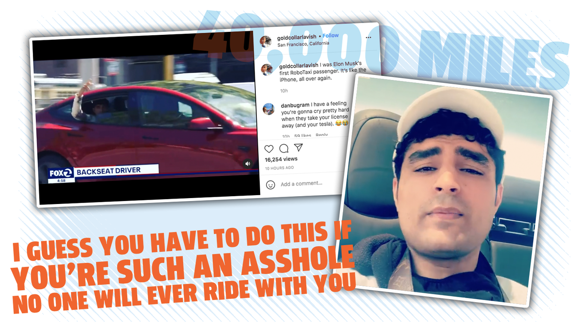 Idiot Driving Tesla From Backseat Arrested
