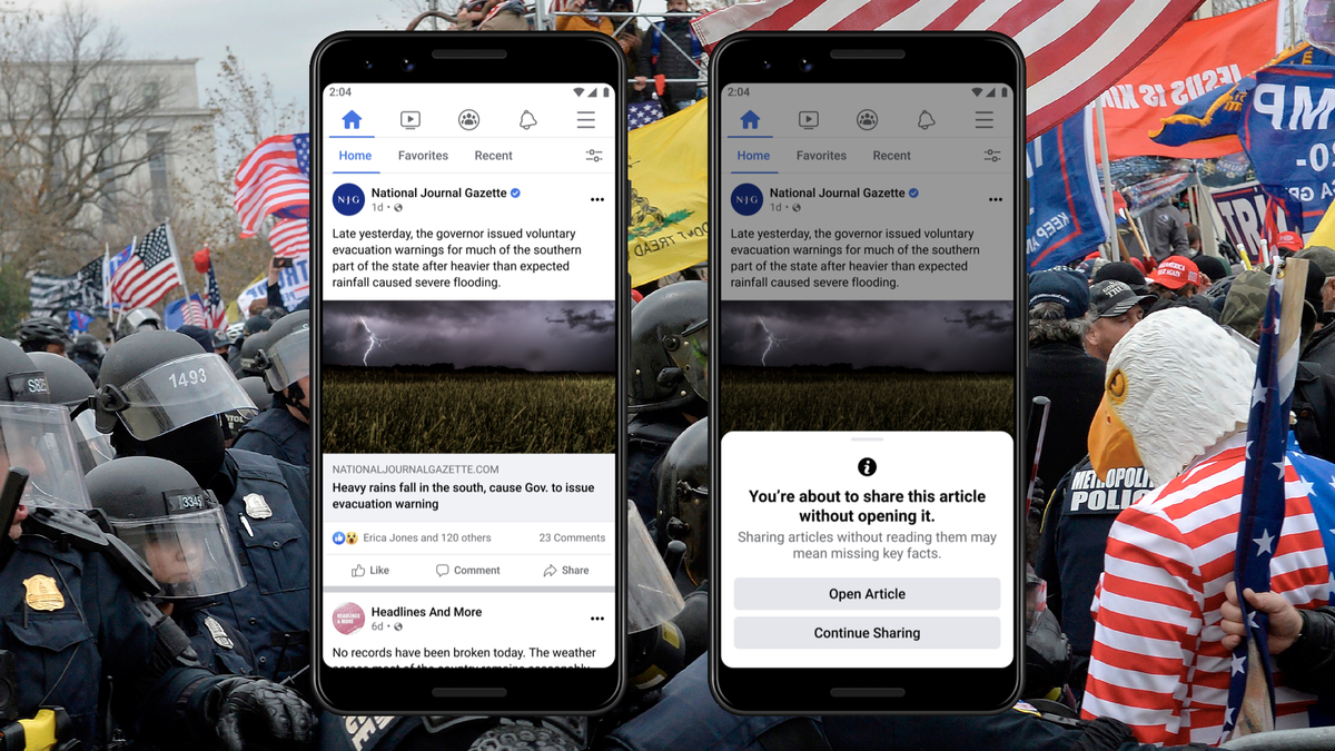 Facebook Rolls Out Pop-Ups Asking If You Read the Article