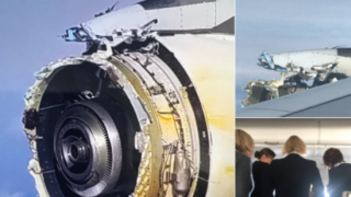 Air France Flight Makes Emergency Landing After Engine Breaks Apart