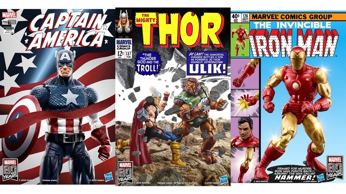 Hasbro Recreates Classic Marvel Comic Covers With Toys