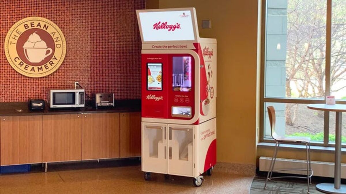 Kellogg's Introduces Vending Machines That Mix and Match Cereals