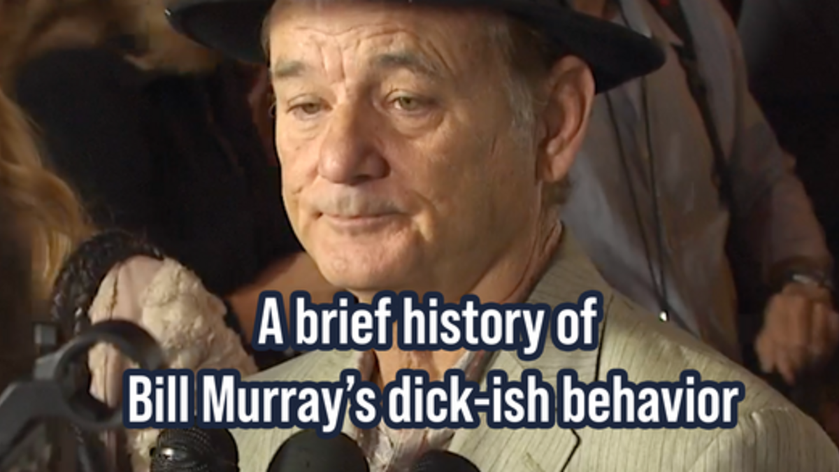 A brief history of Bill Murray's allegedly cruel behavior