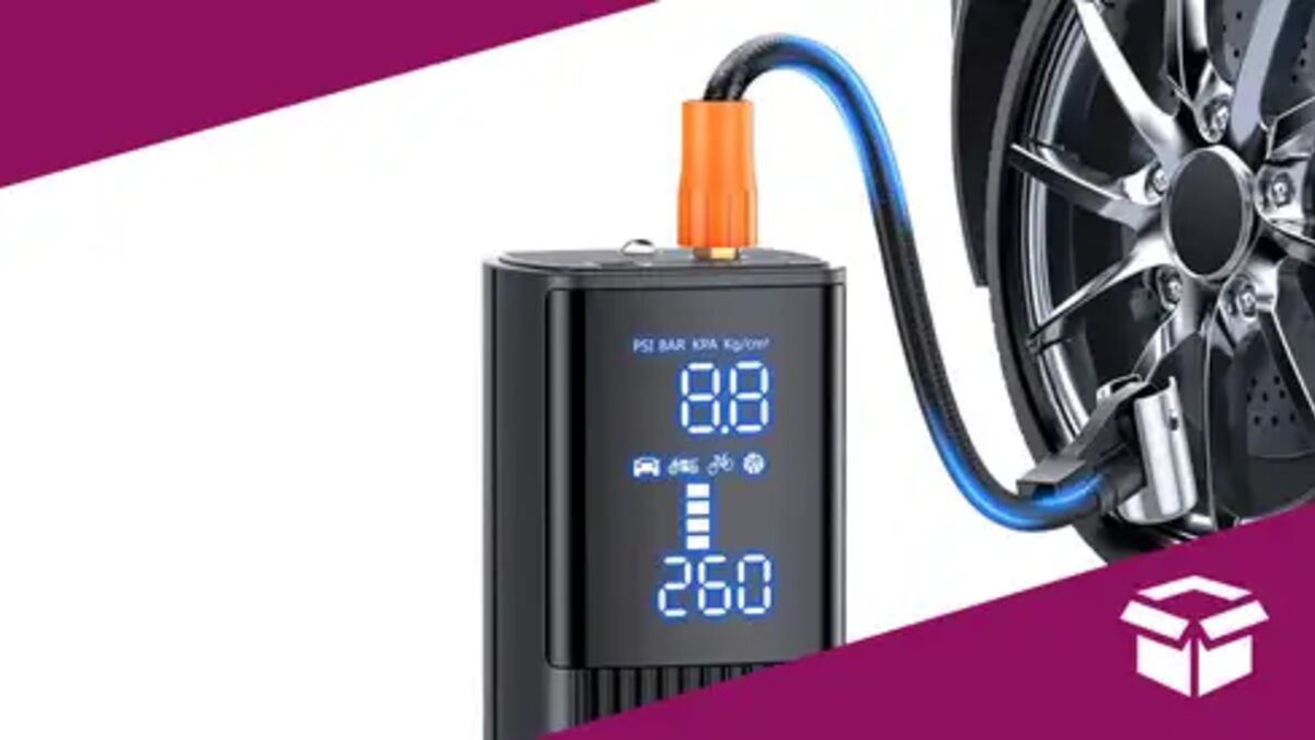 Keep Your Tires at Capacity With This Portable Air Compressor for 45% off