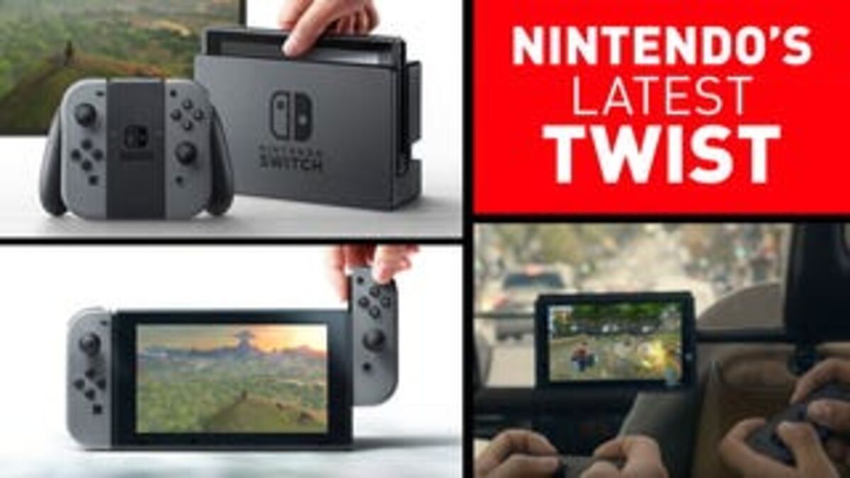 Here's Your First Look At The Nintendo Switch, Nintendo's Next Console