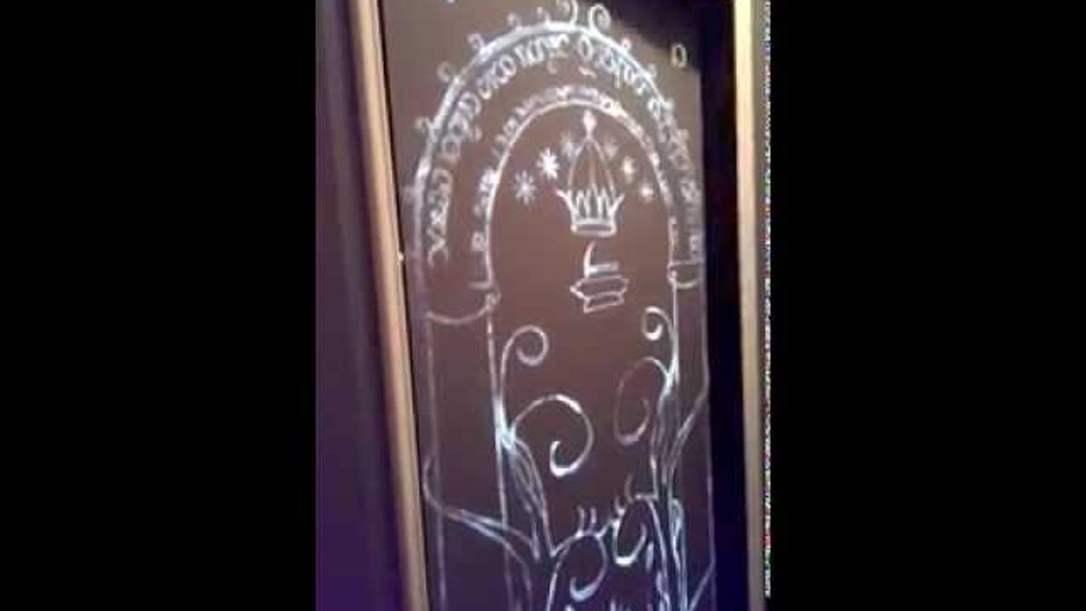 This Guy Built A Working Mines Of Moria Entrance In His House