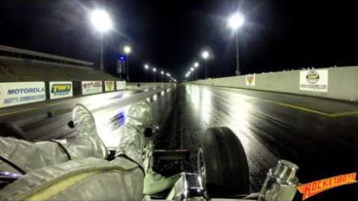 Insanity Is Drag Racing A Jet-Powered Go-Kart