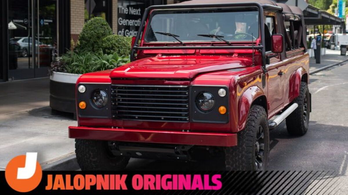Driving a Restored Land Rover Defender Is Pure Joy
