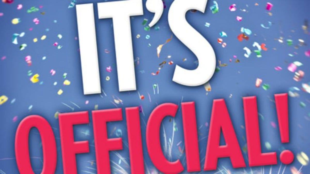 It's Official! It's Official!