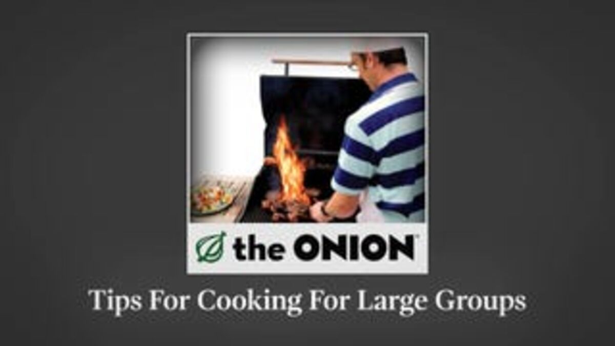 Tips For Cooking For Large Groups
