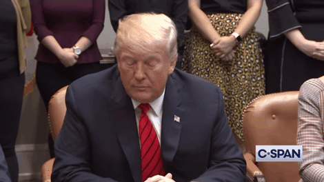 Did President Trump Flash His Middle Finger to Women Astronauts in This ...