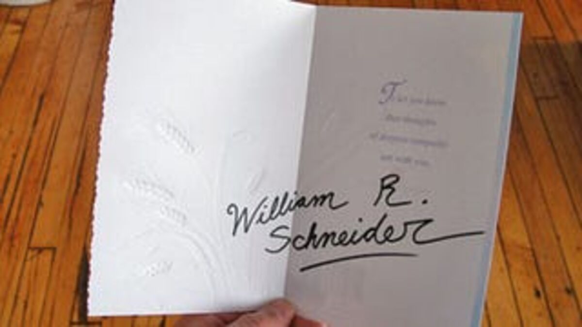 Signature Dominates Sympathy Card