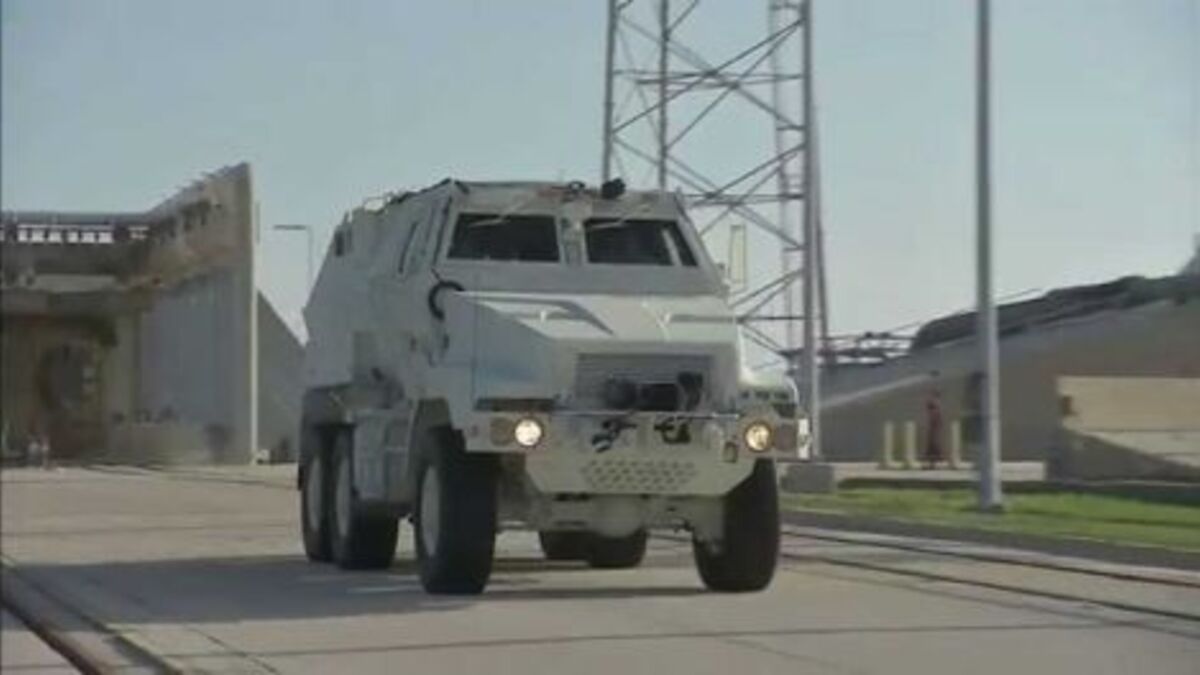 Why NASA Is Doing Time-Trials With MRAP Battle Trucks