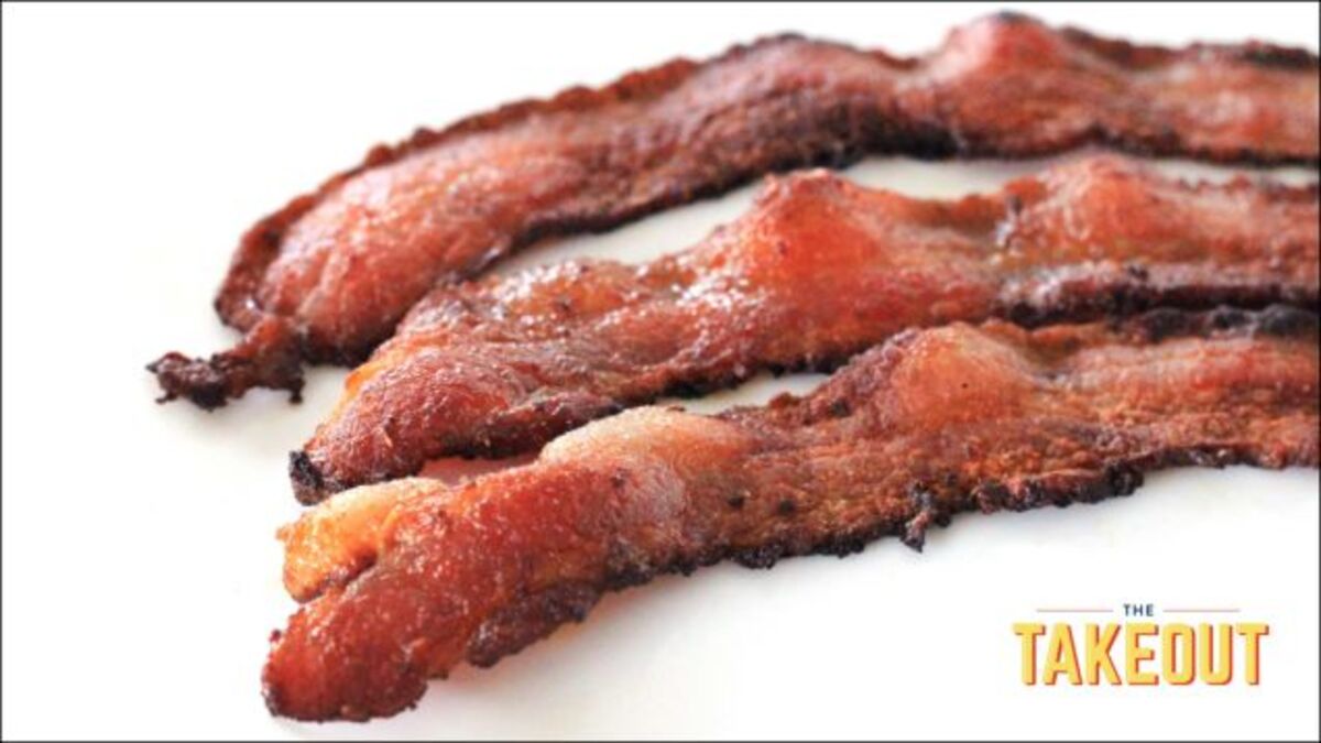 Give your Western breakfast a Korean twist with gochujang-fried bacon