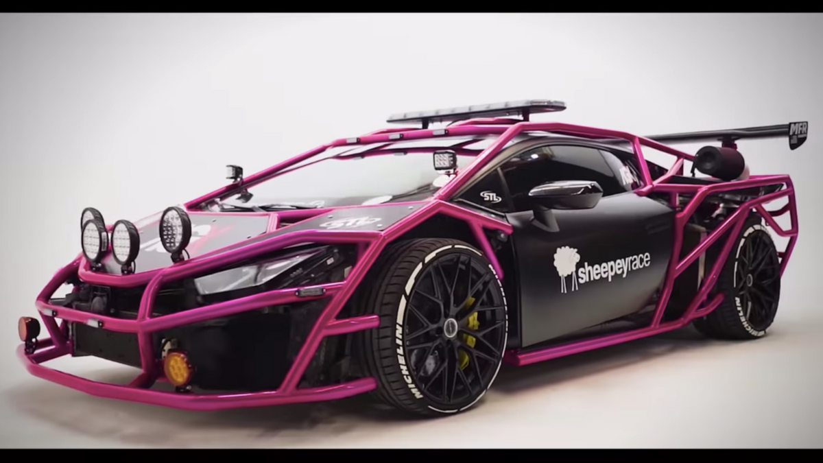 This Lamborghini Huracan Has an Exo-Skeleton and Every Other Possible ...