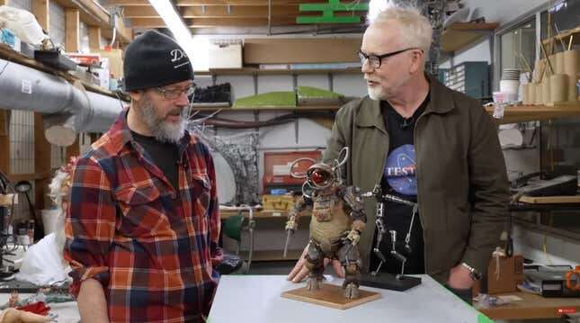 Adam Savage at Tippett Studio: Stop-Motion Poker Face Marvel